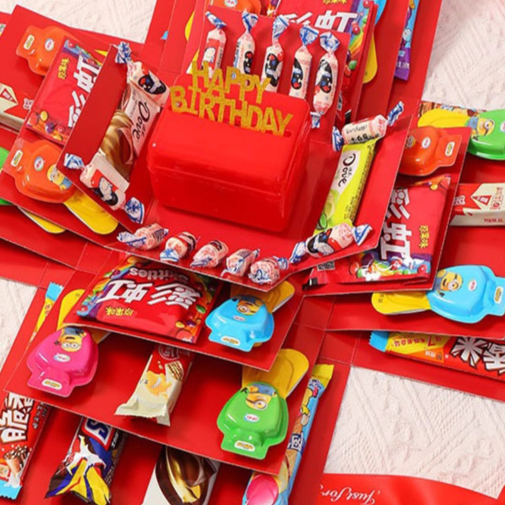 Birthday Surprise Explosion Box for Boyfriends and Girlfriends Children ...