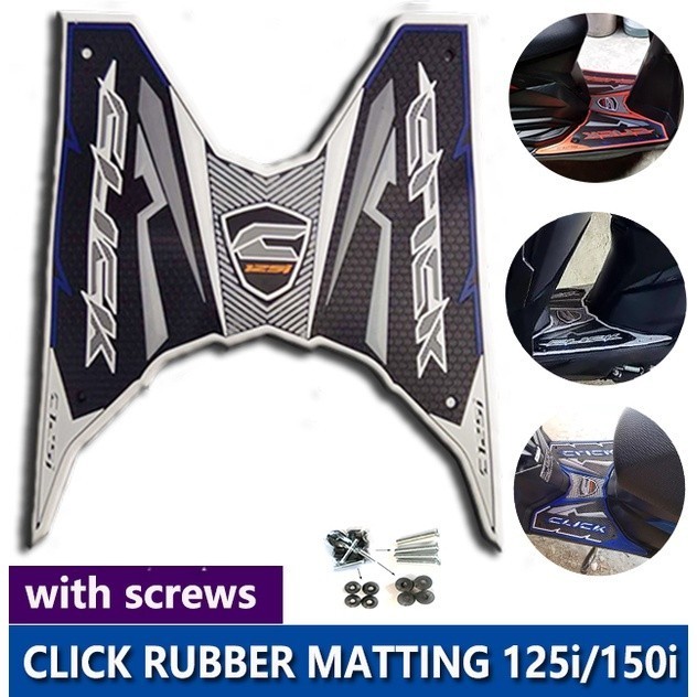Honda Click V3 125i / 150i Rubber Matting With Bolts For Click ...