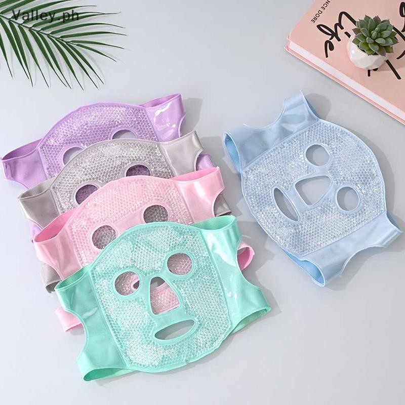 Valley* Ice Cold And Hot Heat Full Face Eye Mask Sleeping Ice Pack ...