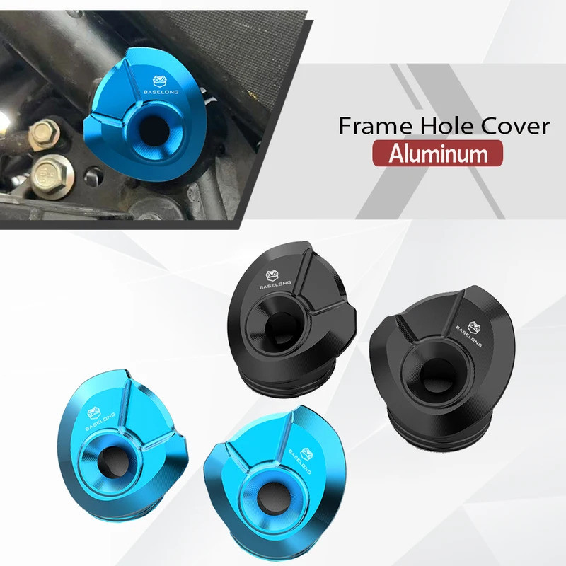 Motorcycle Accessories Frame Hole Cap Plug Frame Insert Swingarm Bolt ...