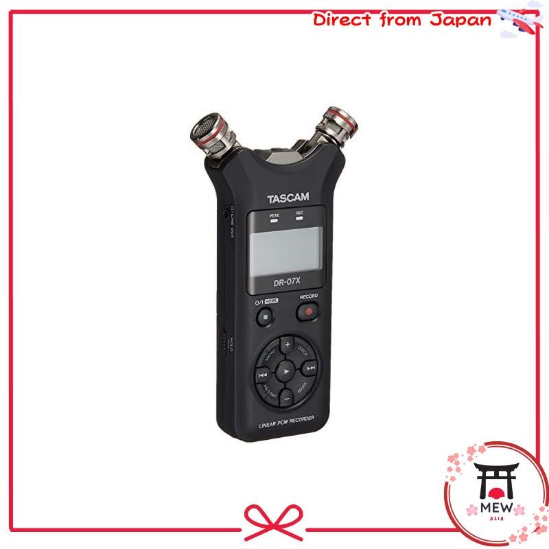 TASCAM DR-07X is a stereo linear PCM recorder and handy recorder equipped with a USB audio ...