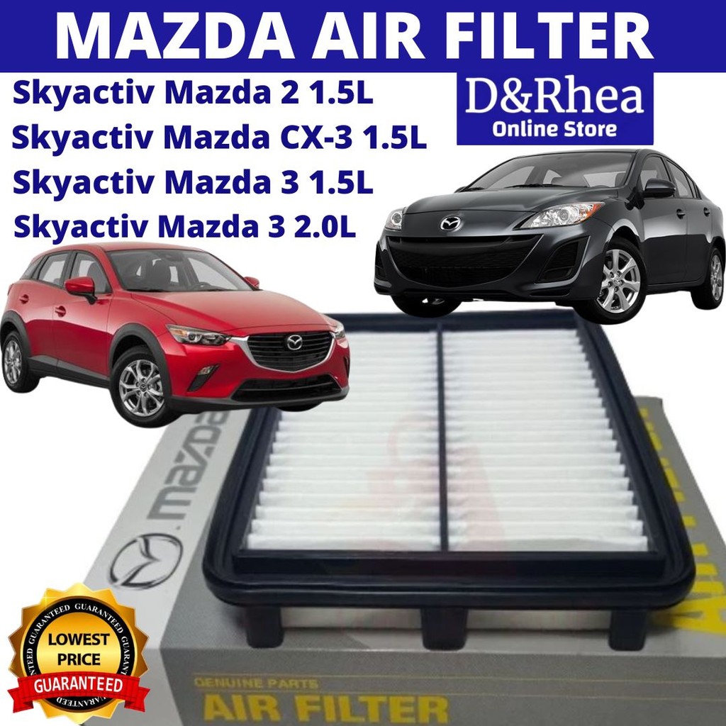 Mazda Air Filter for Mazda 2 Skyactiv, Mazda 3 Skyactiv, Mazda CX-3 ...