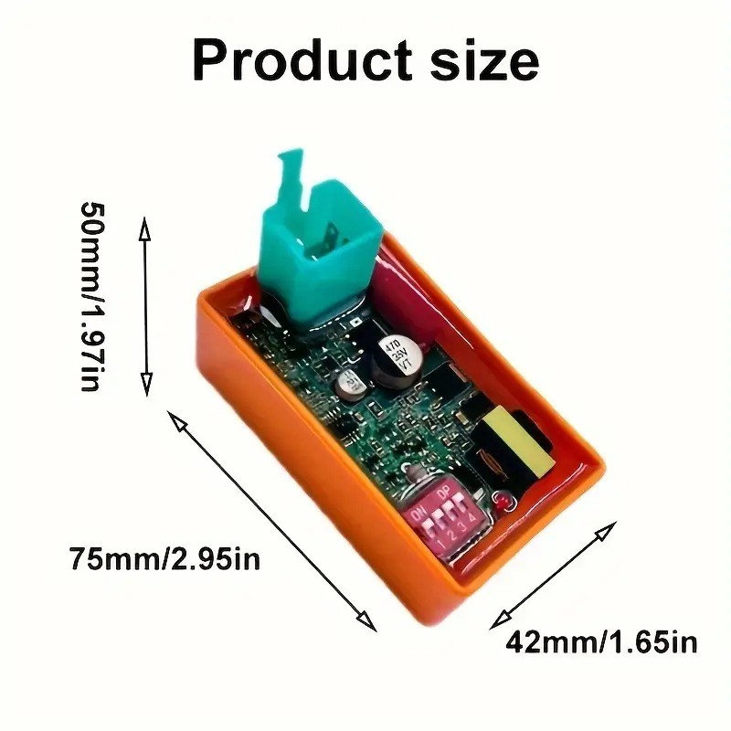 CDI with DIP Switch 4 PIN Performance Lgnition Unit Adjustable DC CDI ...