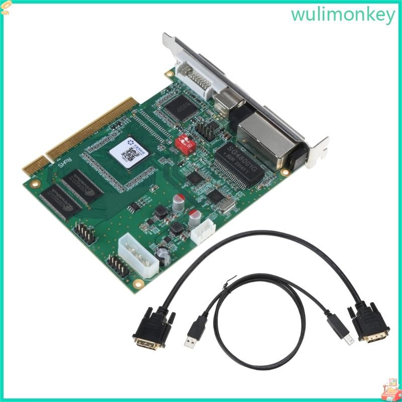 WU Dual-Network Port Video-Control Card Synchronous LED Screen Display ...