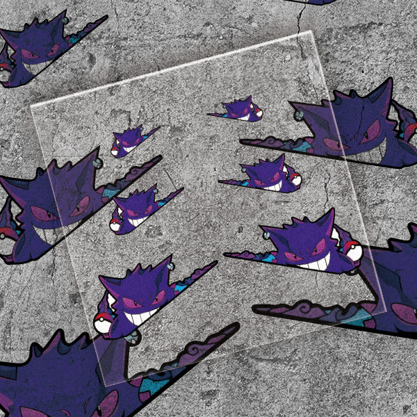 Car Rear Windshield Stickers Side Window Car Stickers Gengar Pokémon ...