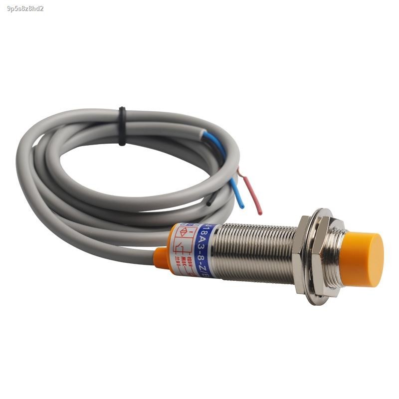Hugong LJ18A3 inductive proximity switch M18 two or three lines npn normally open 24v metal ...