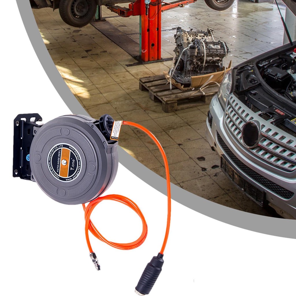 Automotive Air Hose Reel Automatic Retractable Reel Anti-Freeze and UV ...