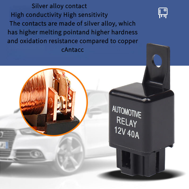 Automotive DC Relay 12v24v40a Automotive Air Conditioning Relay Wired ...