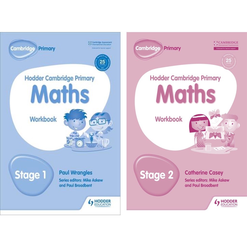 Hodder Cambridge Primary Maths Workbook Stage 1 & 2 / FULL COLOR ...