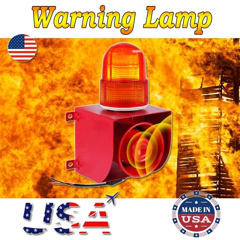 NO.1 Rotary strobe warning light LED Warning light Machine alarm buzzer ...