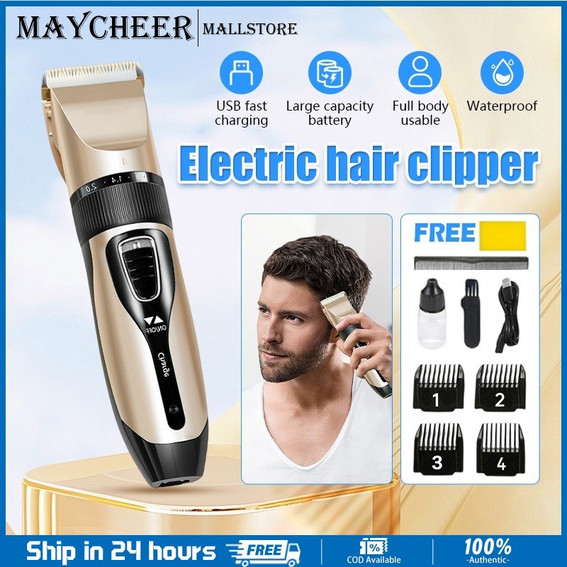 Wireless Electric Hair Trimmer Haircut Razor Set Shaver Cutter Cutter ...
