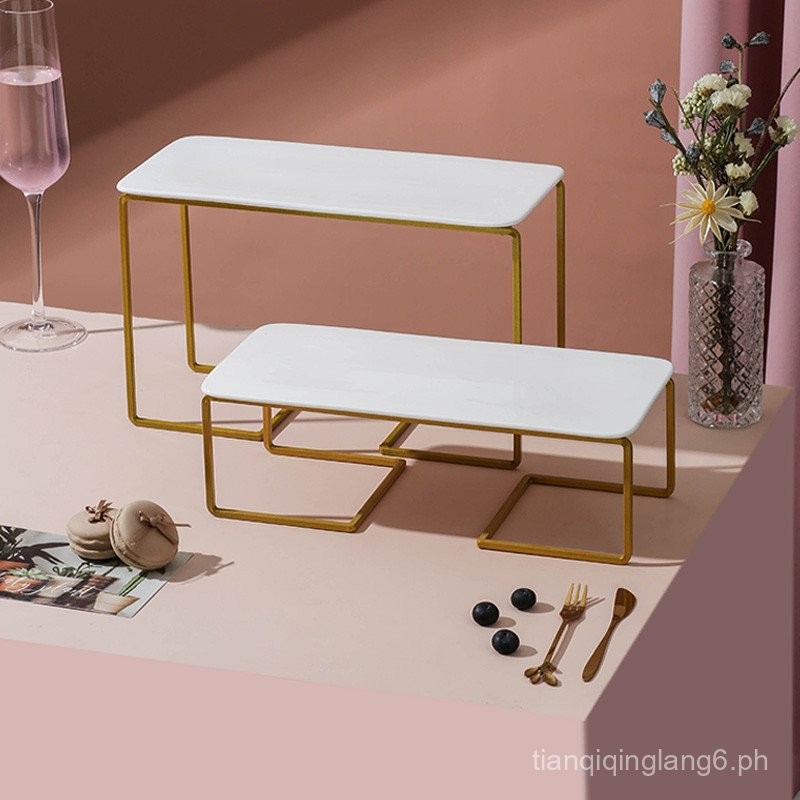 Nordic Dessert Table Display Stand Gold Tiered Cake Stand Multi-layer ...