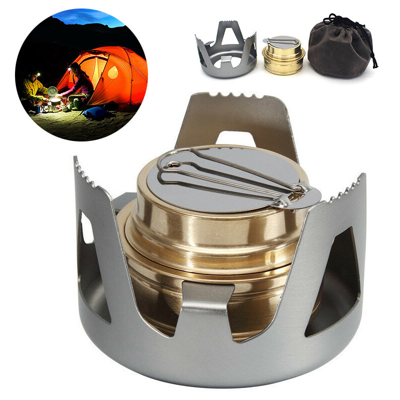 ini Alcohol Stove for Backpacking Portable Alcohol Stove Spirit Burner ...
