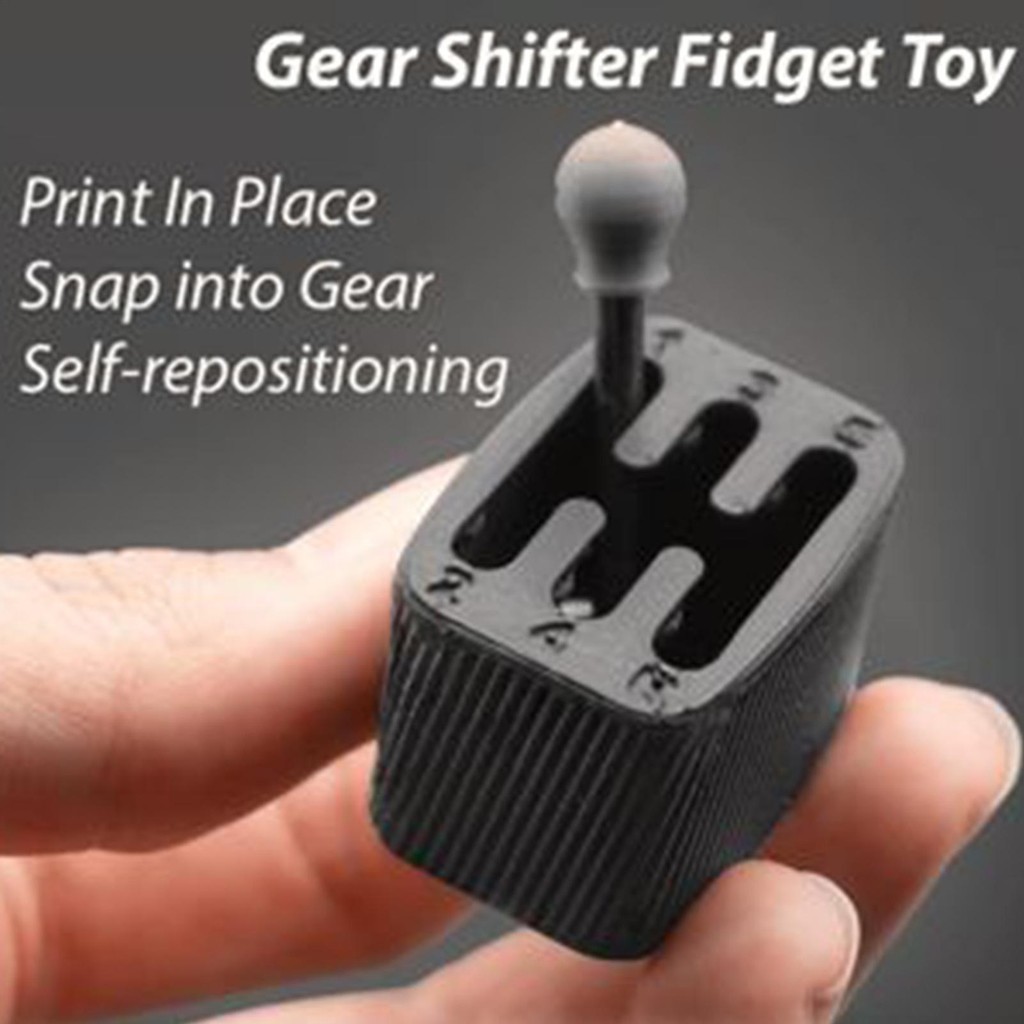 Gear Shifter Fidget Toy 3D Printed Manual Gear Shift Hand Relax Toy ...