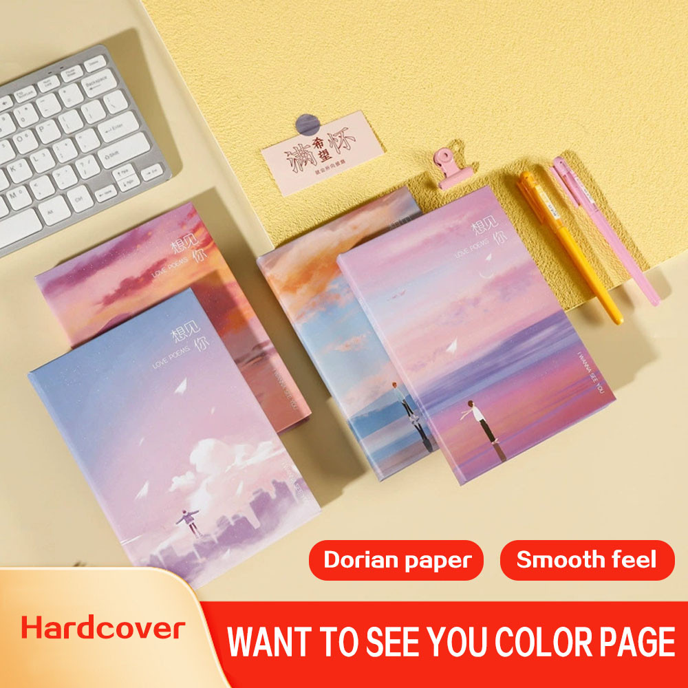Notebook A5 Student Handbook Notepad Minimalist Ins Style Multicolored ...