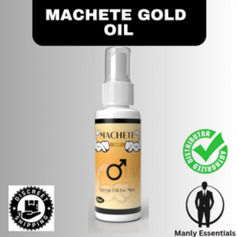 MACHETE GOLD Maca Root Extract and Tongkat Ali Mens Massage Oil ...