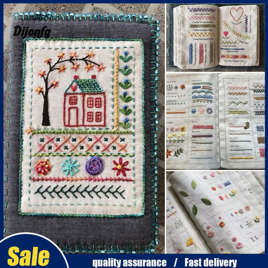 Dj Diy Stitch Guide Embroidery Stitch Book Ultimate Guide for Sewing ...