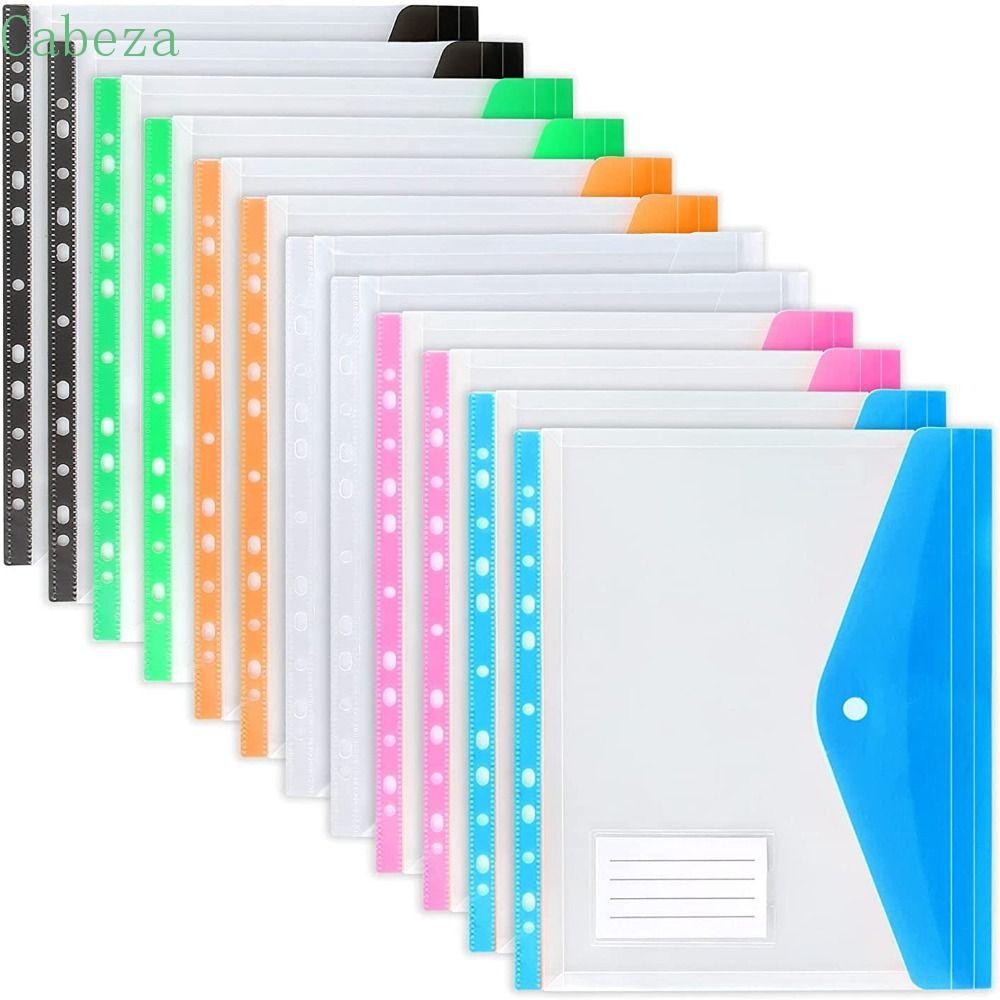 CABEZA 6pcs A4 File Folders Wallets, Document Organiser Paper Organizer ...