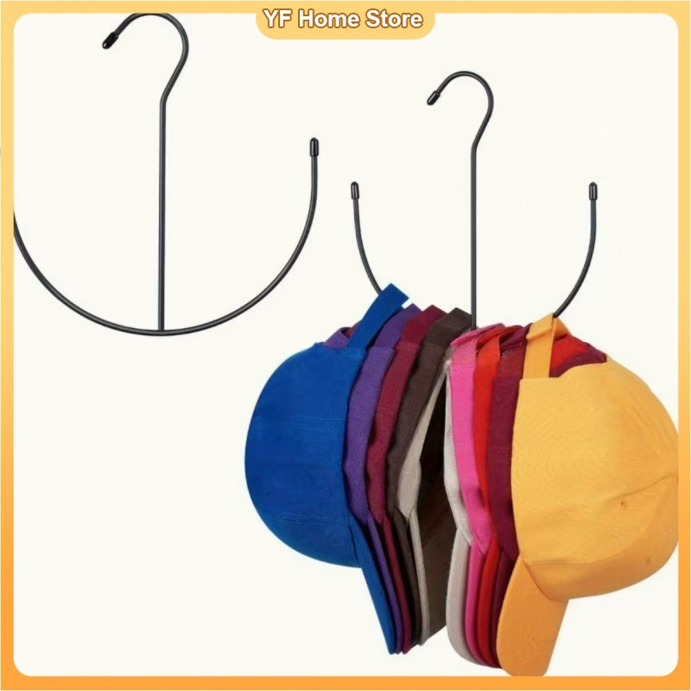 Hanging Hat Organizer Rack Stainless Steel Baseball Cap Bracket Cap ...