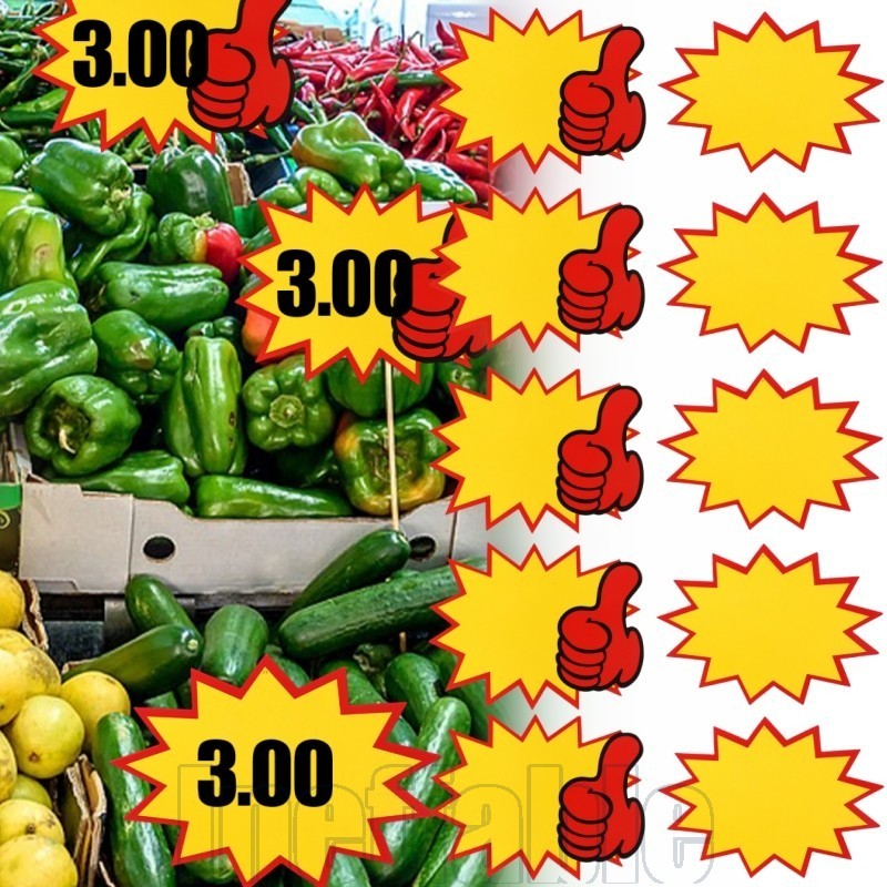 50/100/200Pcs Price Promotion Signage - Retail Display Tag - Promotion ...