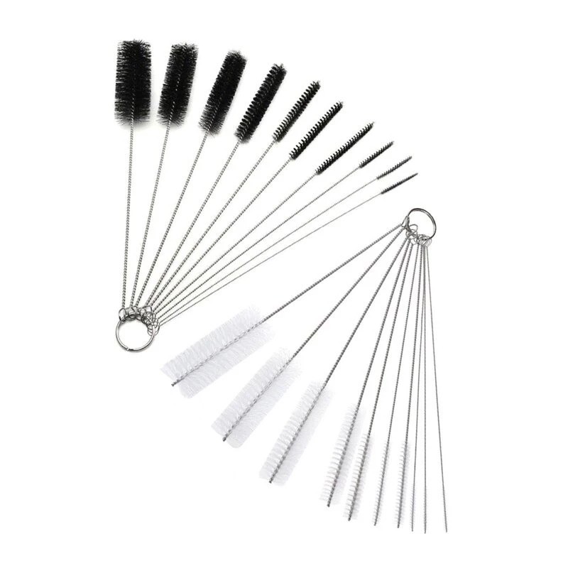 10 Nylon Cleaning Brush Sets Per Set Straw Bottle Test Tube Cleaning ...