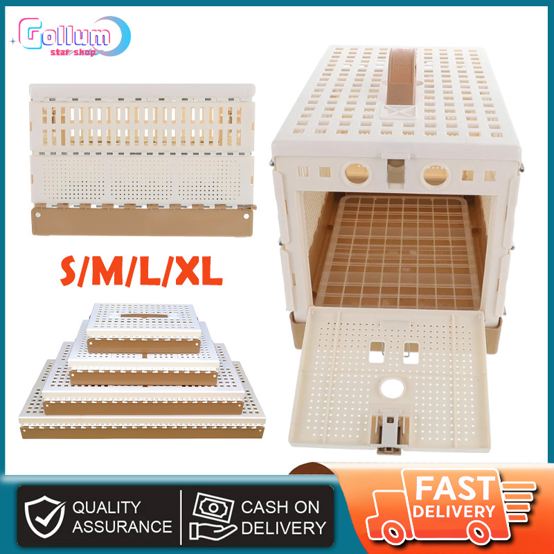 Foldable Pigeon Bird Training S/M Cage Foldable Plastic LARGE Training ...
