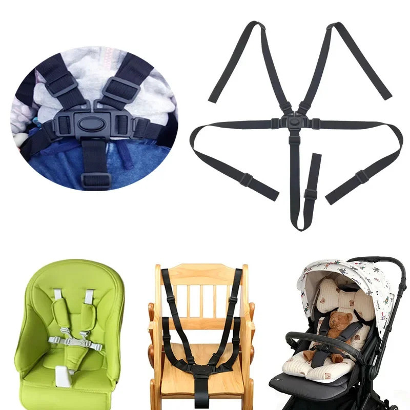 Universal Baby 5 Point Harness Safe Belt Seat Belts For Stroller High ...