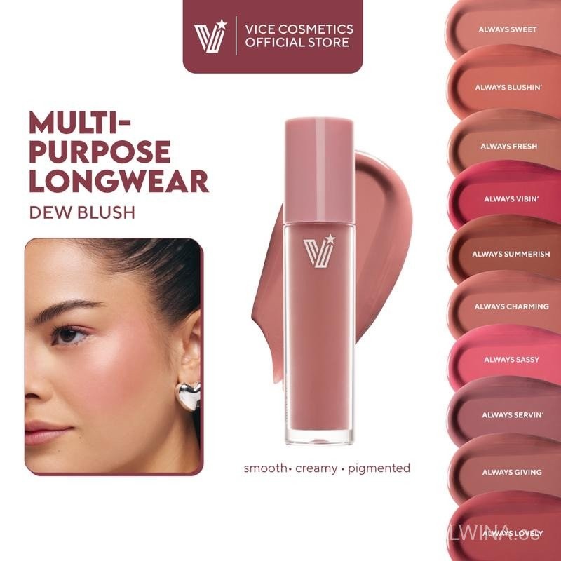 VICE CO. Dew It All Liquid Blush - Dew Blush, Long-wearing, Multi Use | Shopee Philippines