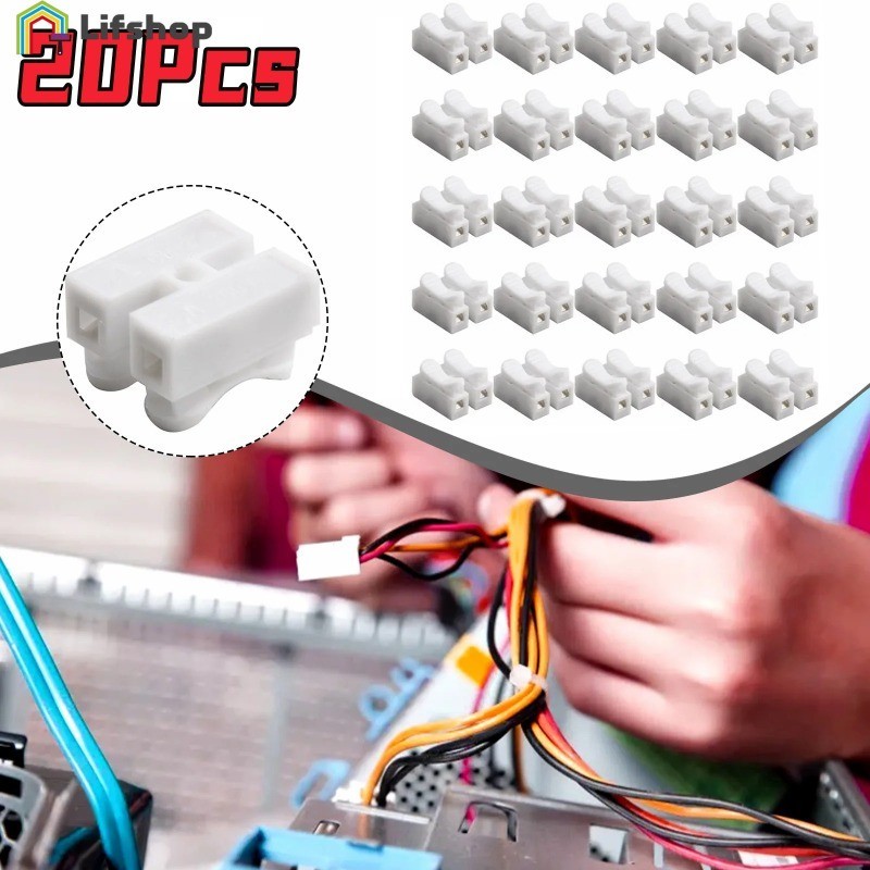 Mini Wiring Cable Connector - 20Pcs CH2 Quick Terminal Block ...