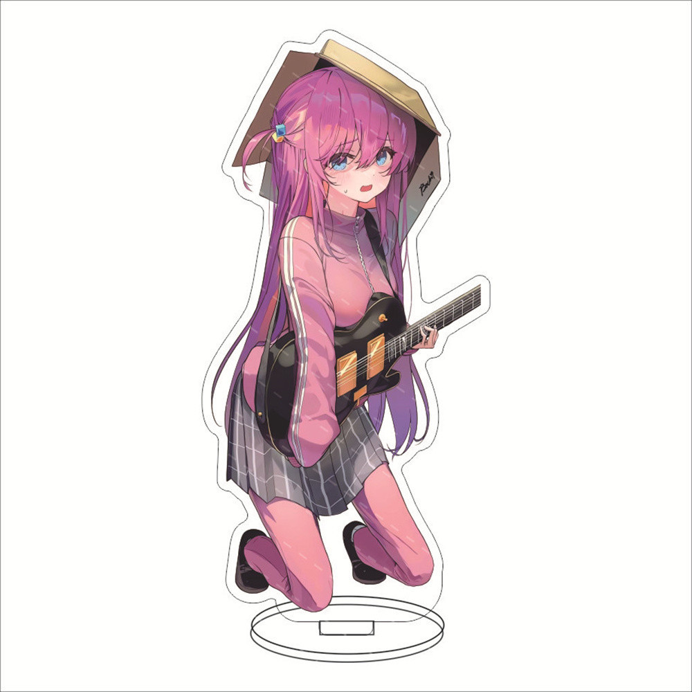 Keychain, Standee, Anime Glass Painting BOCCHI THE ROCK Hidori Ijichi ...