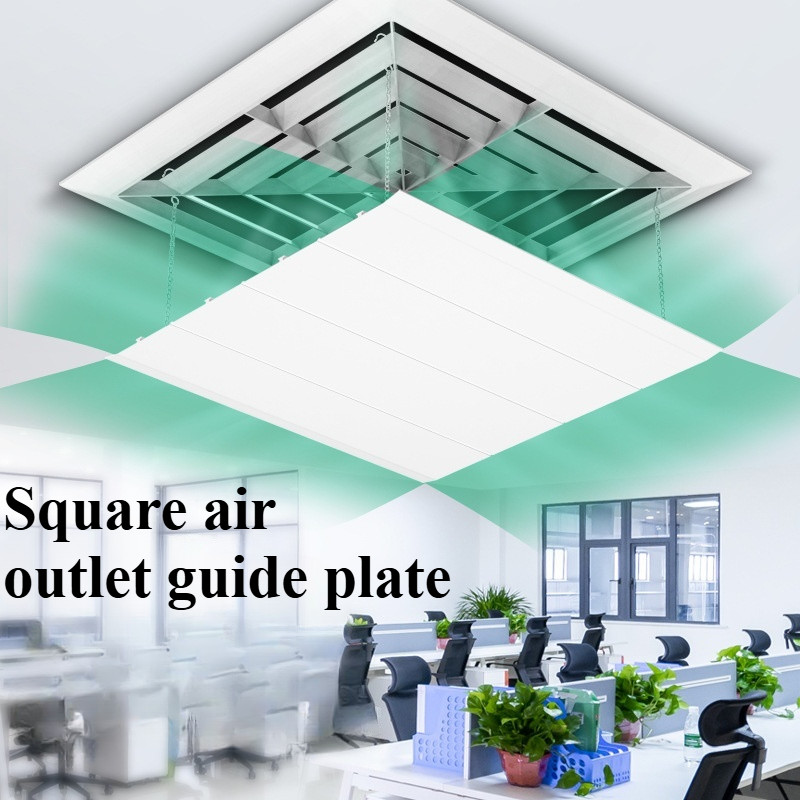 Central Aircon deflector‌ Anti-direct Blowing Wind Cover Square Air ...