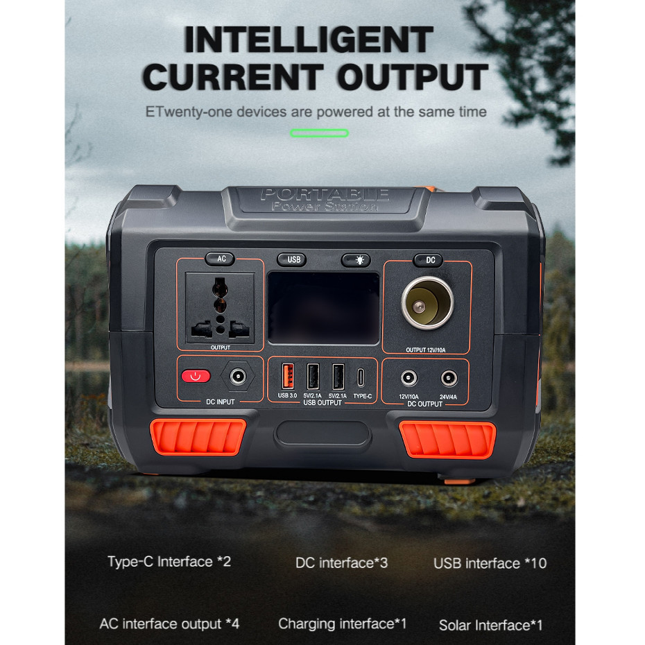 Portable Power Station 220v 300w Power Station Multi-Function Big ...