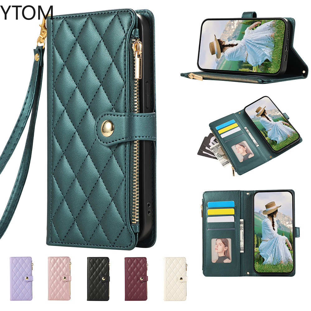 New Zipper Wallet Phone Case For Iphone 16 P Max 15 14 Plus 13 1Pro MAX ...