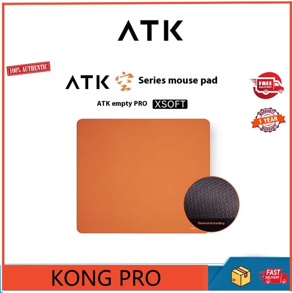 ATK Kong Pro Electronic Sports Gaming Mouse Pad, Zero Balance Pad, Xsoft Pad for Sink Edges ...