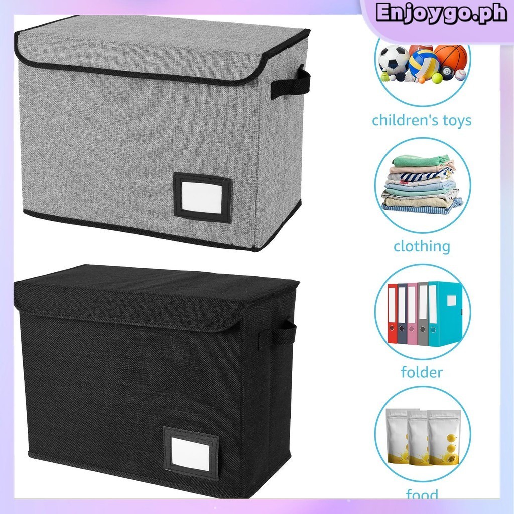 Comic Book Storage Box Foldable Comic Book Bin Washable Integrated ...