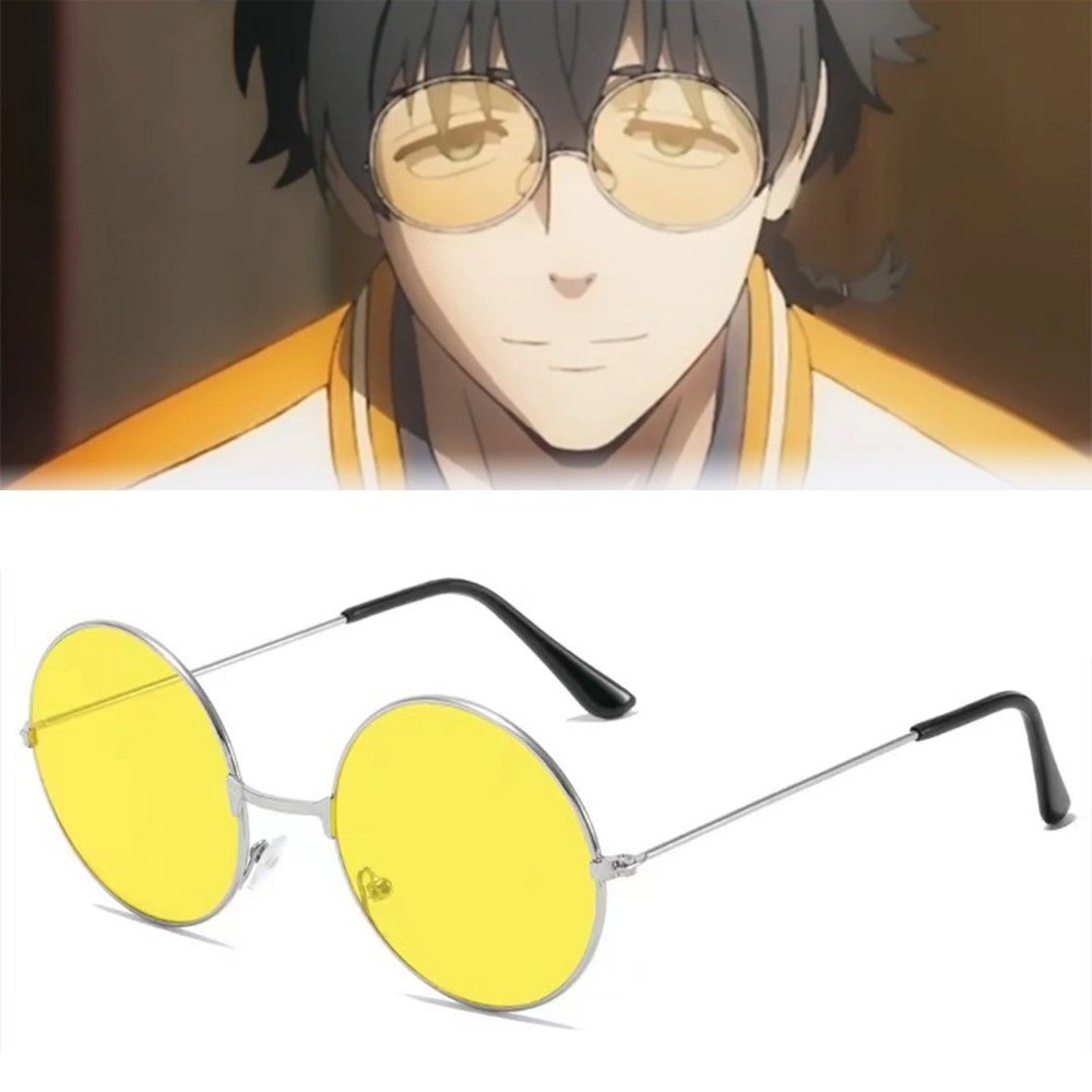Anime WIND BREAKER Sunglasses Jo Togame Round Frame Eyewear Halloween ...