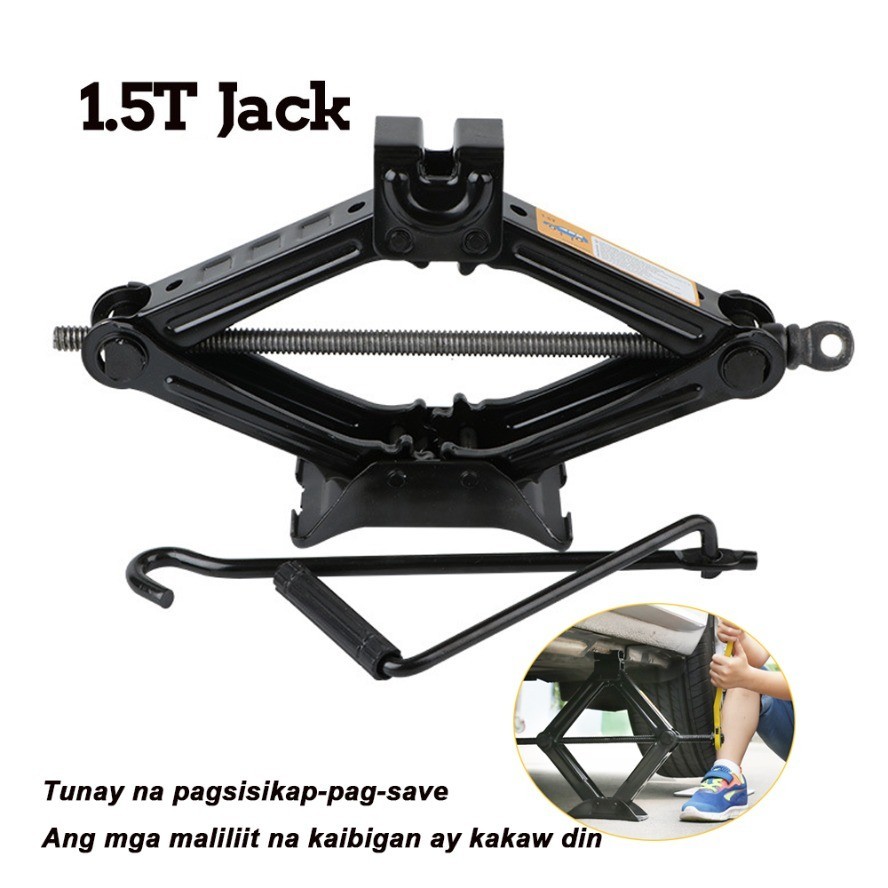 1/1.5Ton Automotive jack Mechanical Saving Scissor Jack for All Cars ...