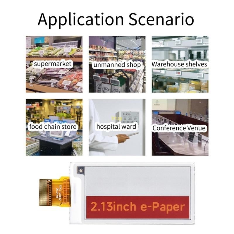BT 2 13 inch Electronic Ink Screen E-Ink Display HAT 250x122 E-Paper ...