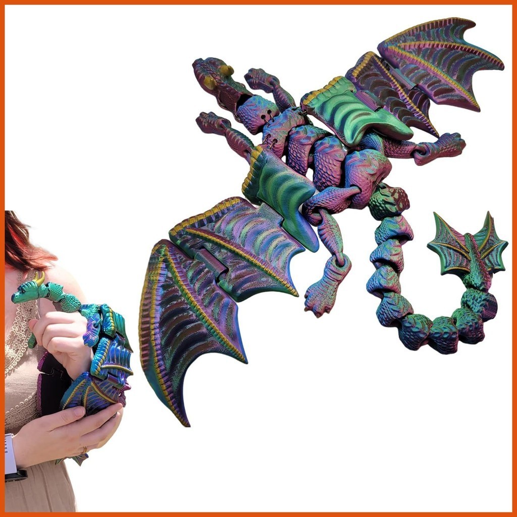 Dragon Finger Puppet Animals Hand Puppet Toys 3D Printing Animal ...