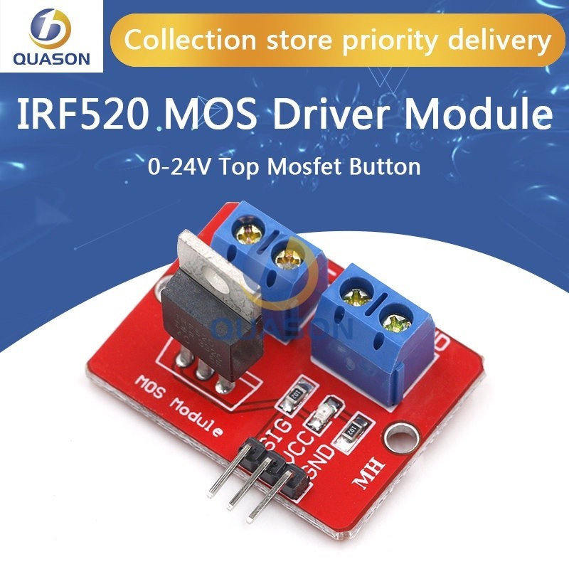 Rs And0 24v Top Mosfet Button Irf520 Mos Driver Module For Arduino Mcu
