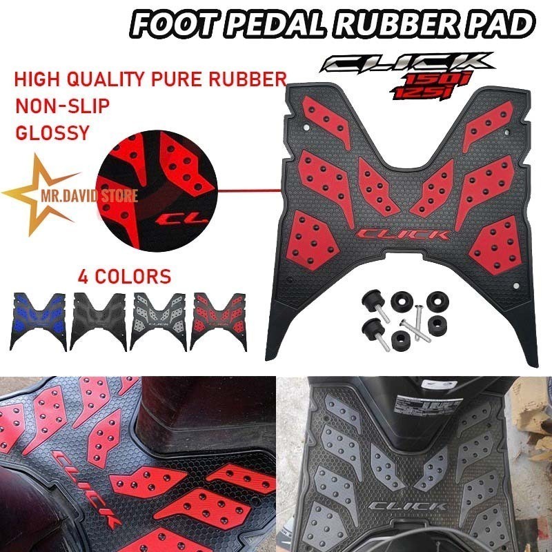 Honda click Matting foot For Honda Click 125i & 150i V1,V2,V3 Rubber ...