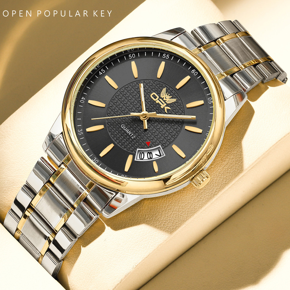OPK Business Watch For Men Waterproof Original Quartz Luminous Calendar ...