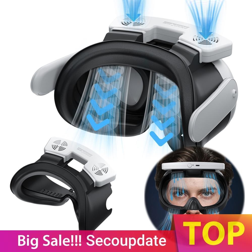 VR Cooling Fan with Facial Interface Face Cover for Meta Quest 3 VR ...