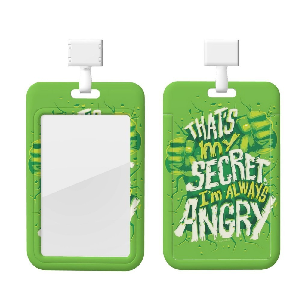 Hulk ID Card Badge Holder Lanyard personalize Card Case Name Tag ...