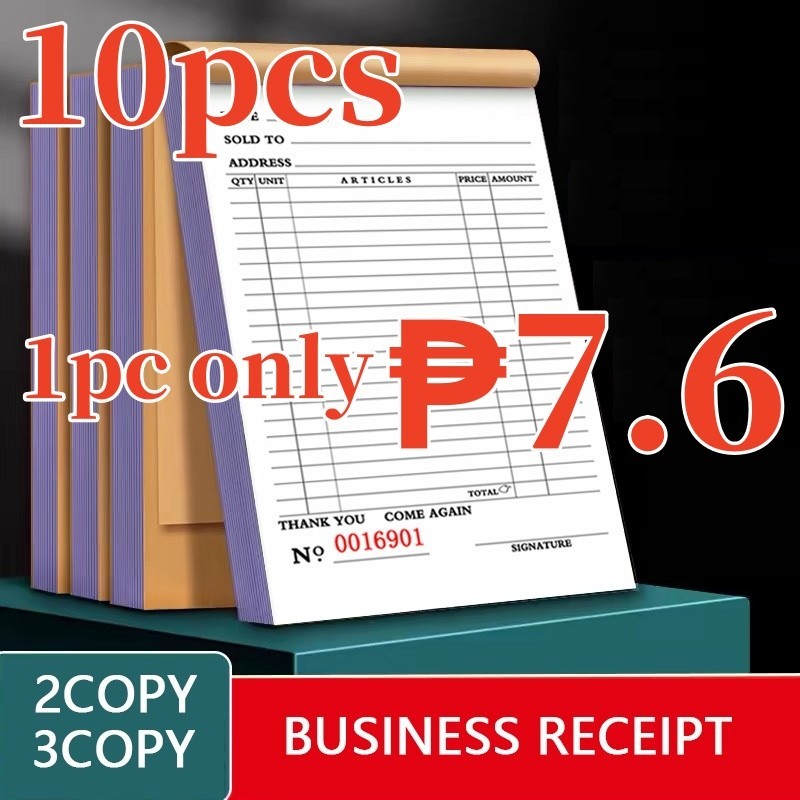 10pcs Resibo Carbonized Receipt Wholesale Delivery Receipt Sold ...