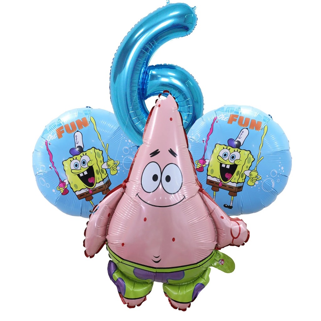 SpongeBob Patrick Star Series aluminum foil balloon combination ...