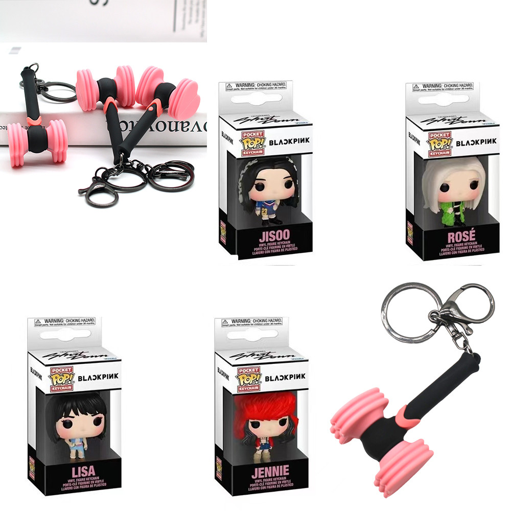 Funko Pop BLACKPINK Keychain Jennie Jisoo Lisa Rose Keyring | Shopee Philippines
