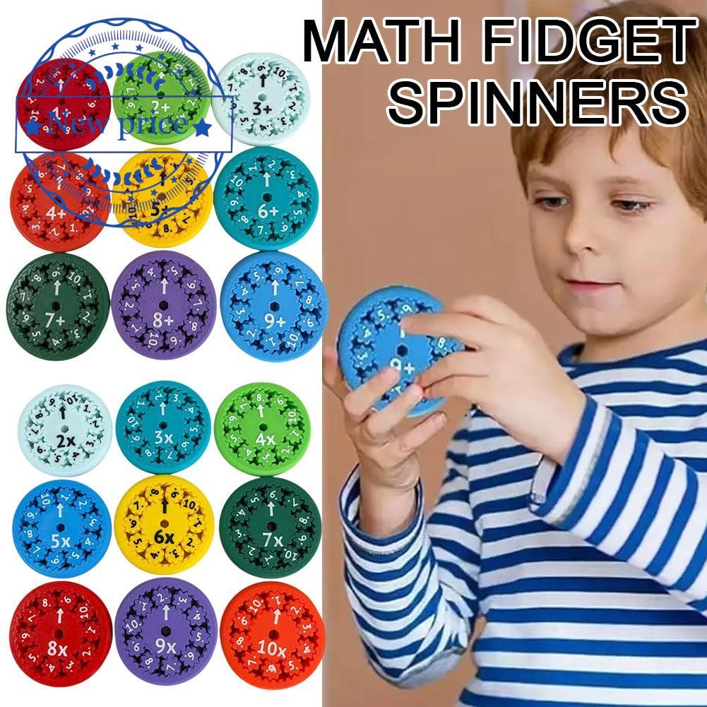 Math Fidget Spinners Desktop Math Fingertip Math Addition Smart Games ...