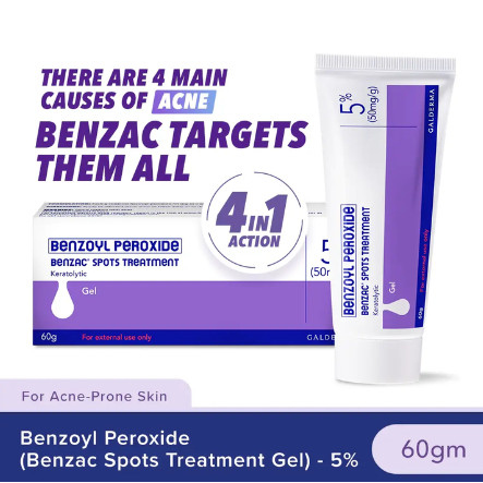 Benzac Spot Treatment 5% 60gm | Shopee Philippines