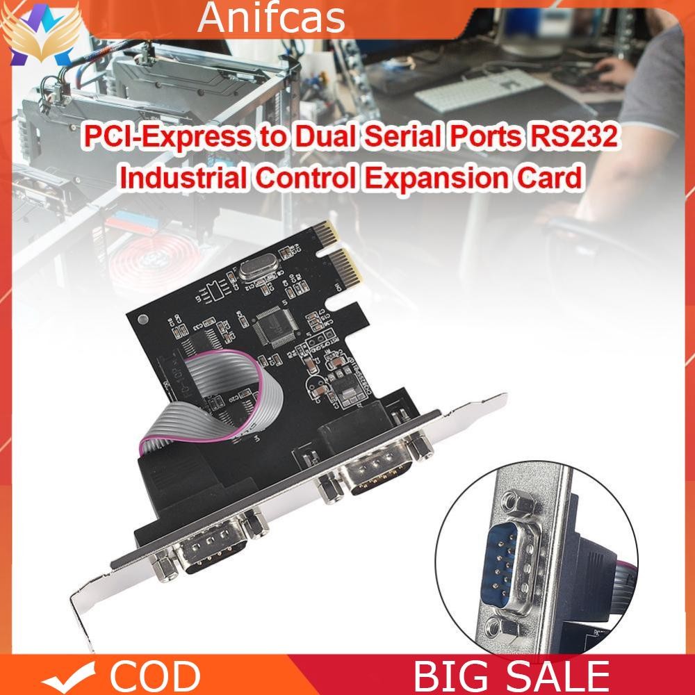PCIe Serial Card PCI-Express to Dual Serial Ports RS232 Interface ...